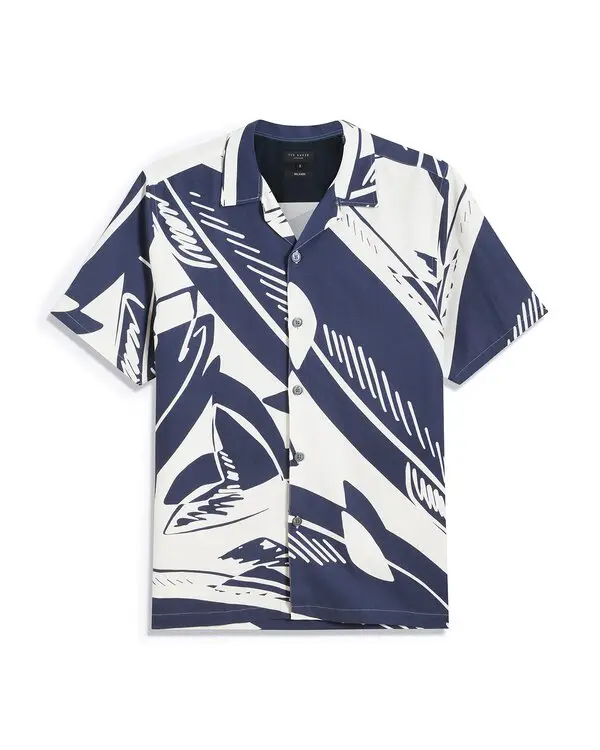 Ted Baker London Heukels Relaxed Fit Fish Shirt