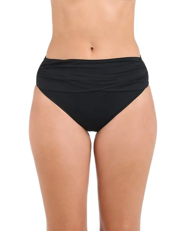La Blanca Island Goddess Bikini Bottom - Black