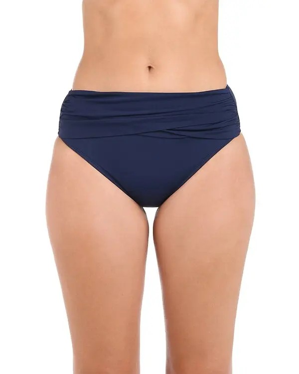 La Blanca Island Goddess Bikini Bottom - Indigo