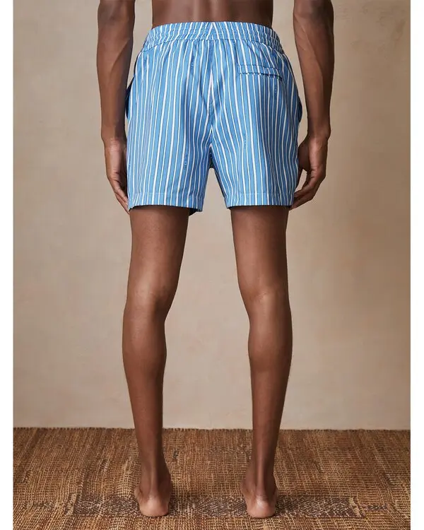 REISS Che Corva Striped Swim Shorts