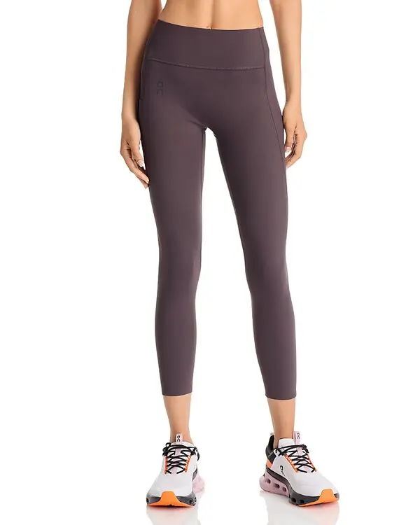 On Studio 7/8 Tights - Pebble