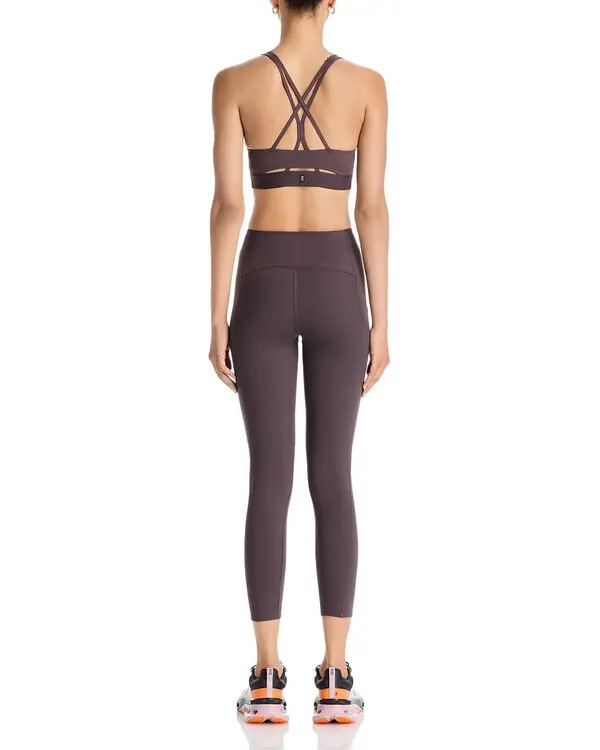 On Studio 7/8 Tights - Pebble