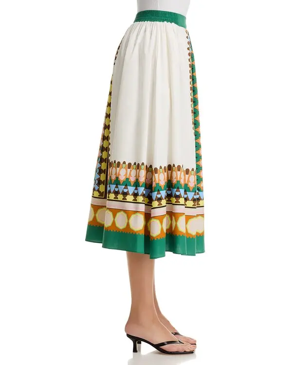T Tahari Printed Pull-on Skirt
