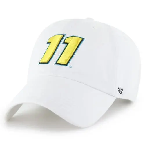 '47 Denny Hamlin Clean Up Adjustable Hat - White