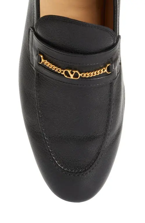 Valentino Garavani Vlogo Signature Loafer - Black