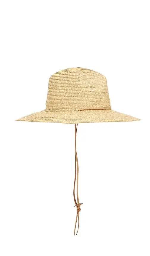 Gigi Pip Ozzy Straw Sun Hat With Leather Drawcord