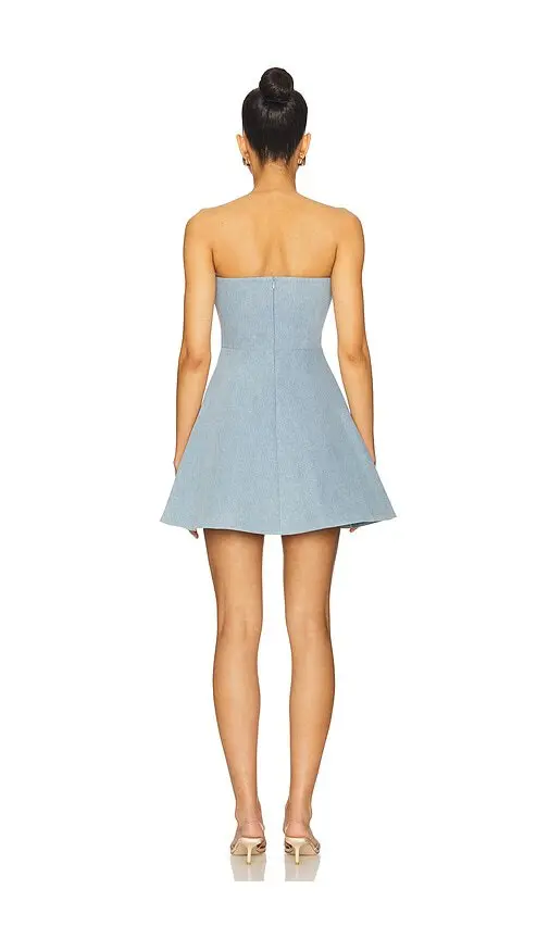 SAU LEE Tai Dress With Bow Detail