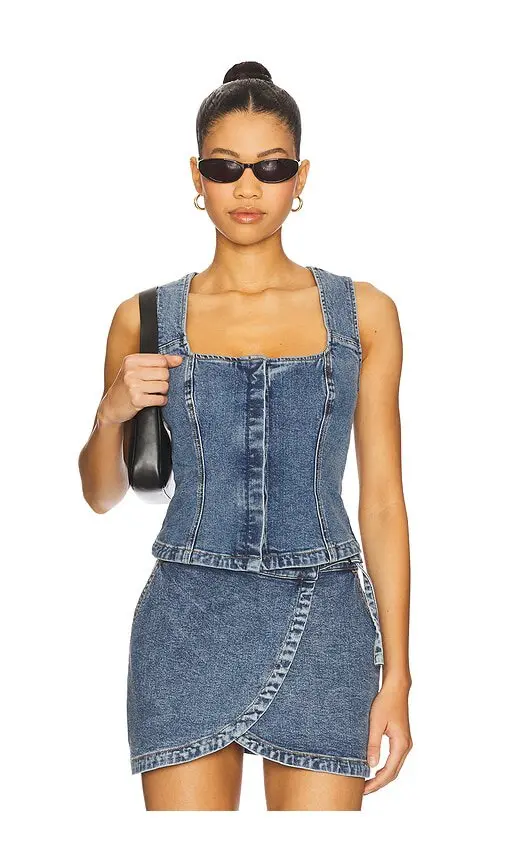 SOVERE / Dawn Denim Bodice Top