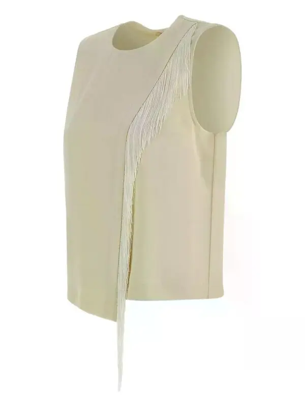 KAOS Fringe-detail Sleeveless Top