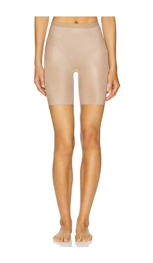 Spanx Spanxshape Invisible Short In Nude - Cafe Au Lait
