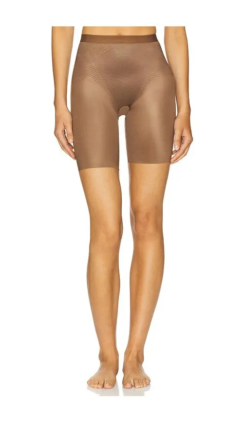Spanx Spanxshape Invisible Short In Brown - Chestnut Brown