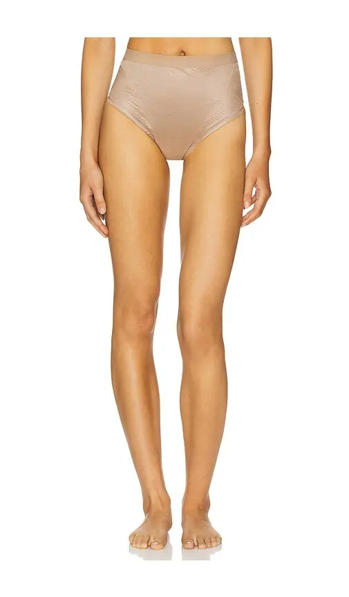 Spanx Spanxshape Invisible Thong In Nude - Cafe Au Lait