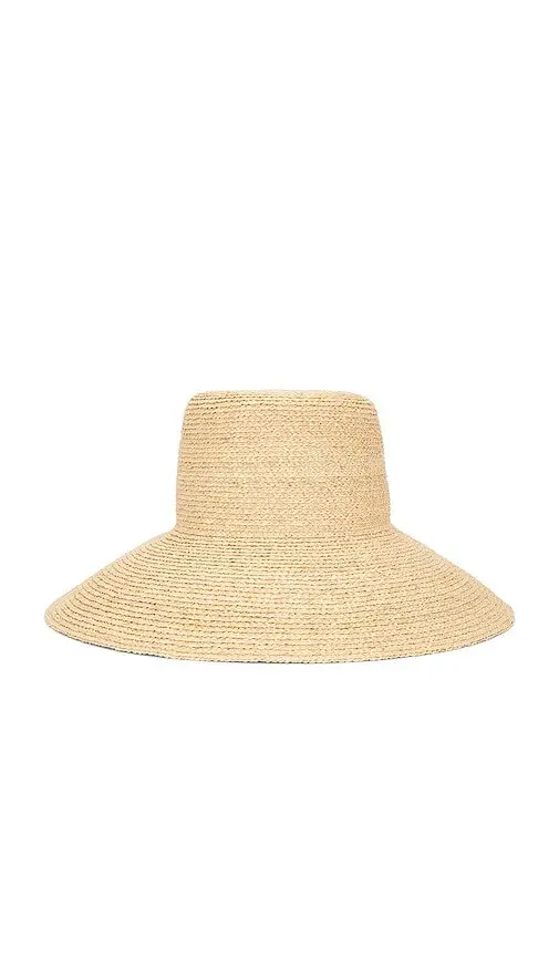 Gigi Pip Jolie Wide Brim Boater Hat - Natural