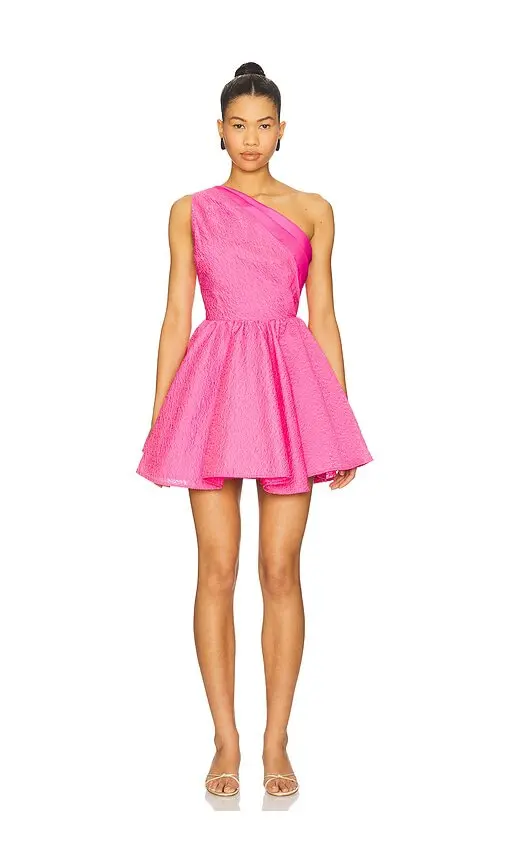 SAU LEE Jo Dress - Fuchsia