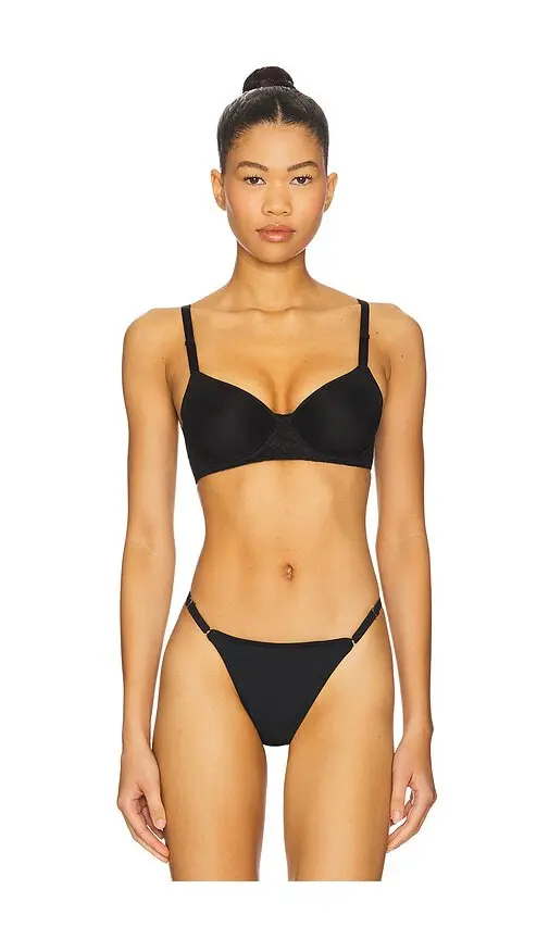 Natori Harmony Smooth Back Spacer Bra - Black