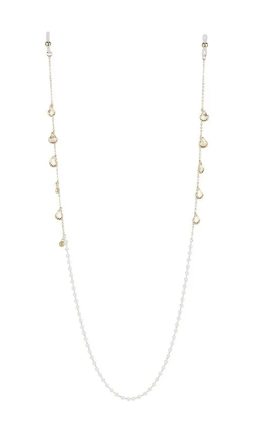 Ettika Shell Dangle Eyeglass Chain - Gold