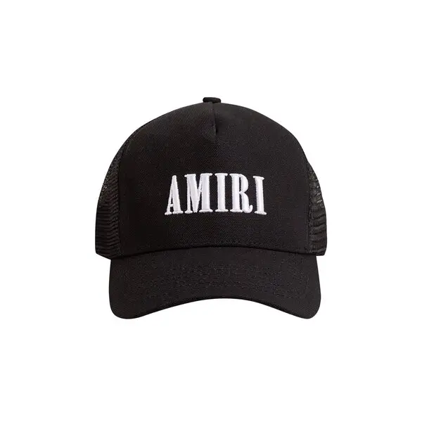 Amiri Core Logo Trucker Hat - Black