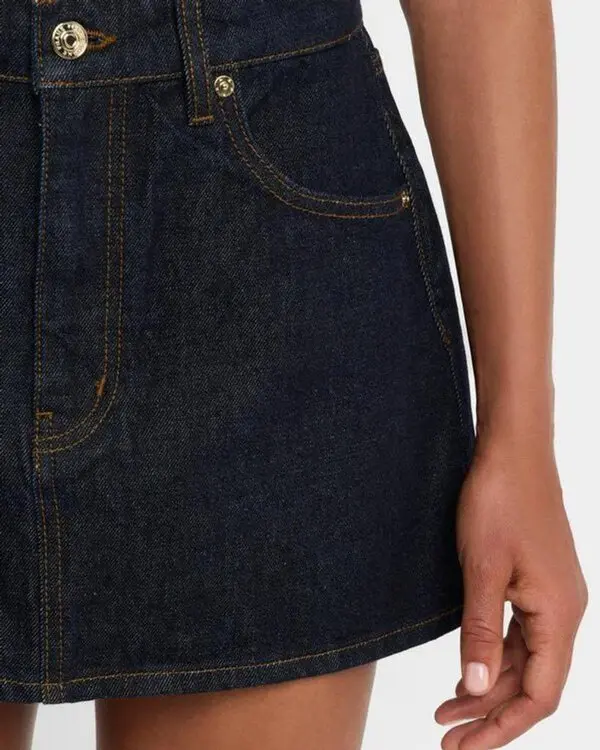 FRAME The Denim Mini Skirt