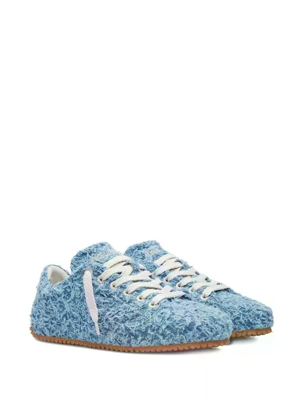 Axel Arigato Tact Fuzzy Textured Sneakers - Blue