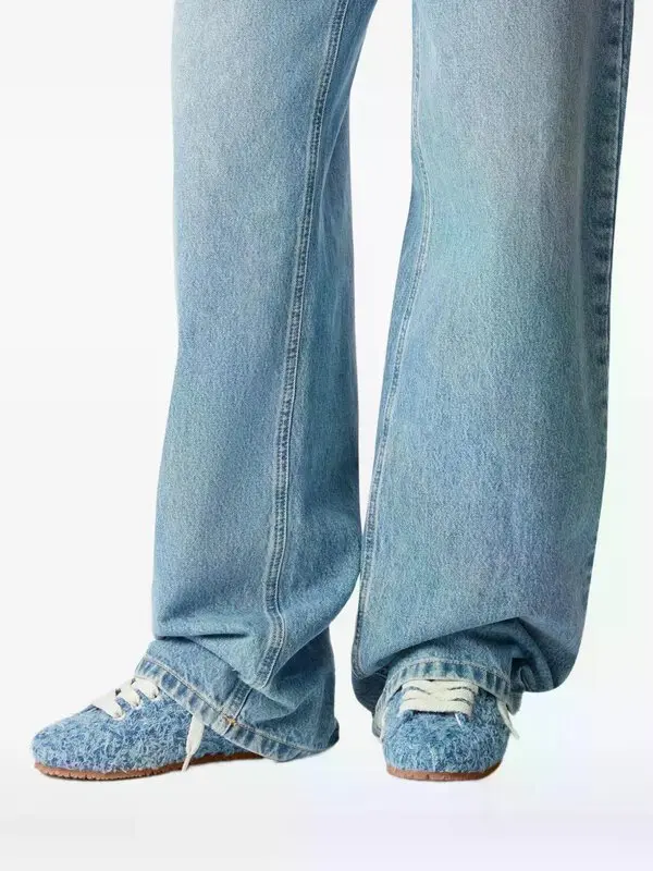 Axel Arigato Tact Frayed Denim Sneakers - Blue