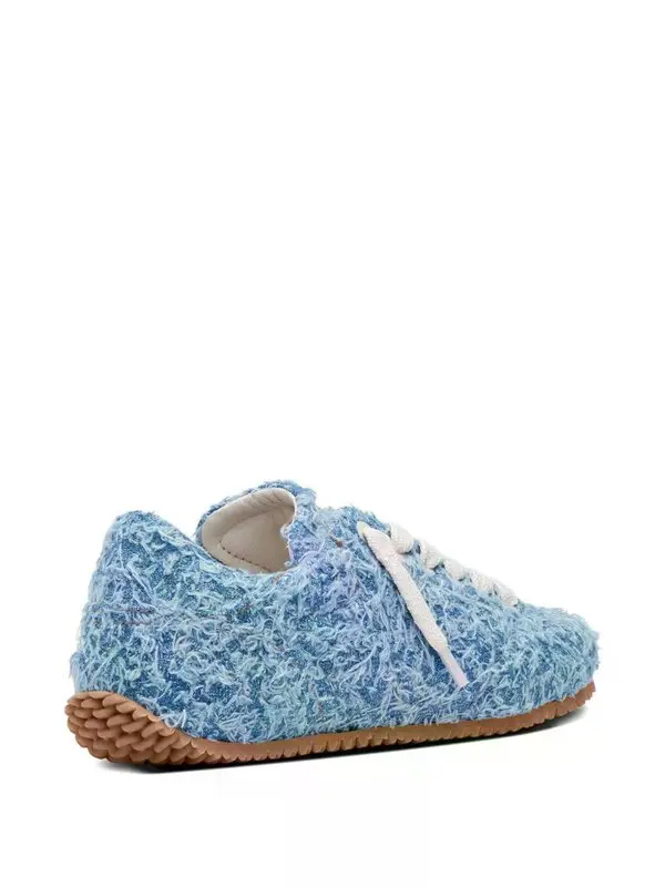 Axel Arigato Tact Frayed Denim Sneakers - Blue