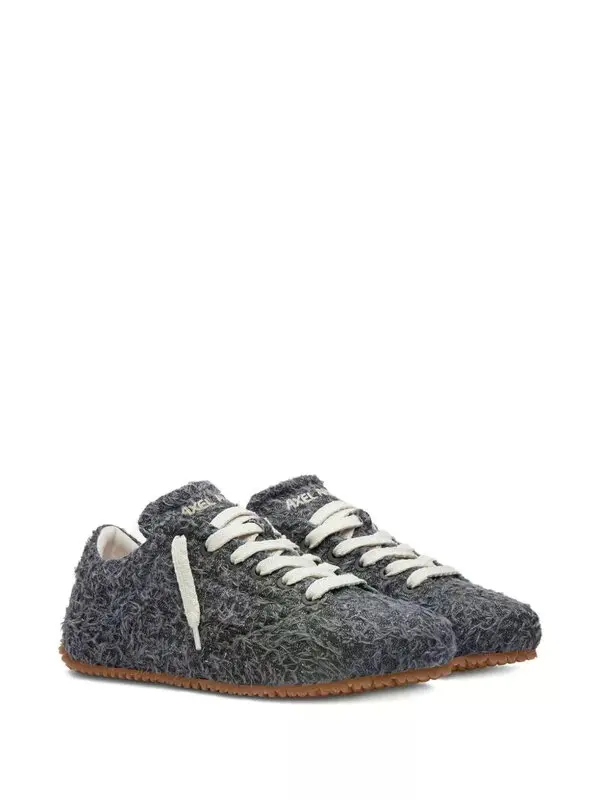 Axel Arigato Tact Fuzzy Lace-up Sneakers - Black