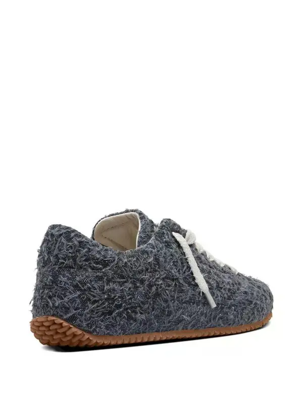 Axel Arigato Tact Fuzzy Lace-up Sneakers - Black