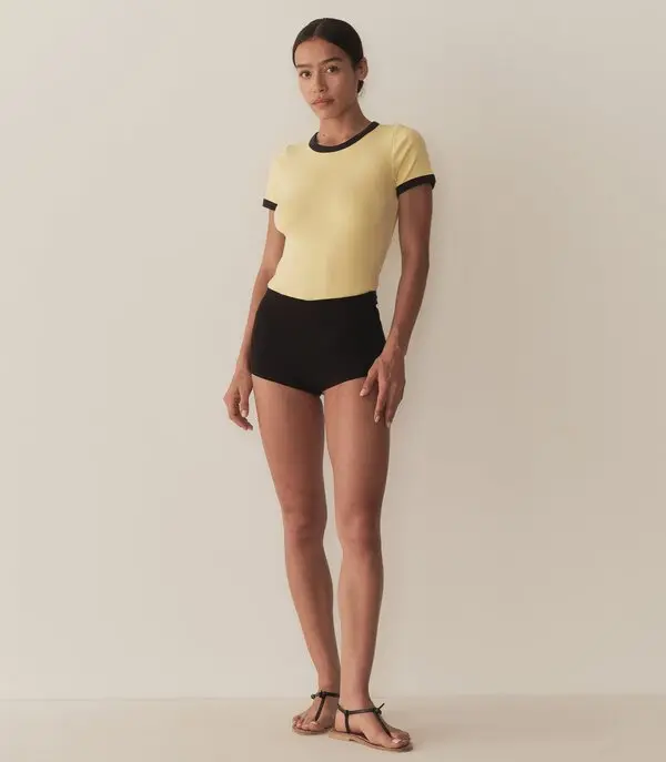 DÔEN Vivi Ringer Tee - Wild Honeysuckle