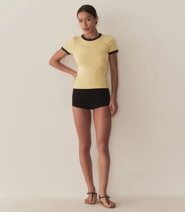 DÔEN Vivi Ringer Tee - Wild Honeysuckle