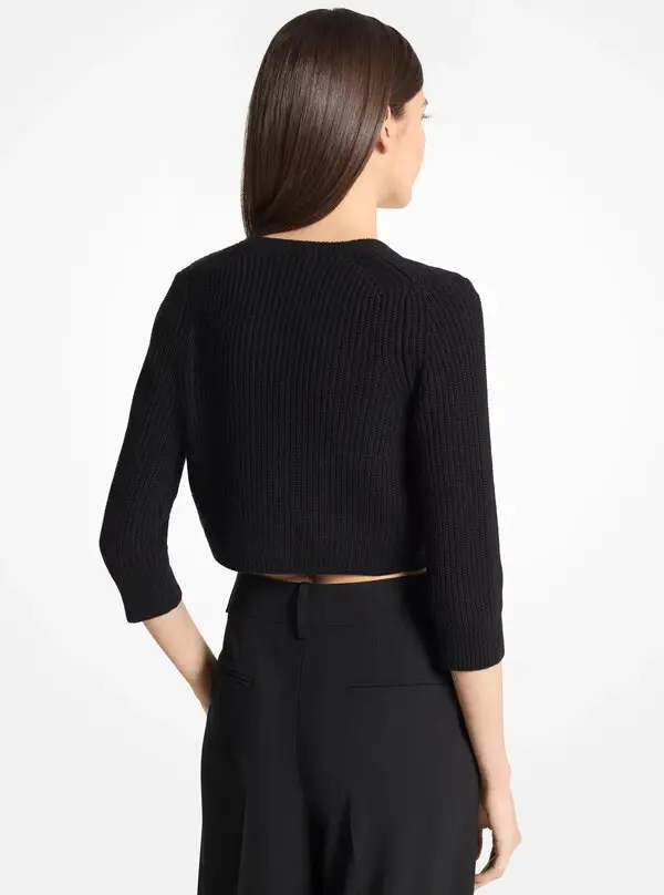 Michael Kors Cashmere Shrug - Black