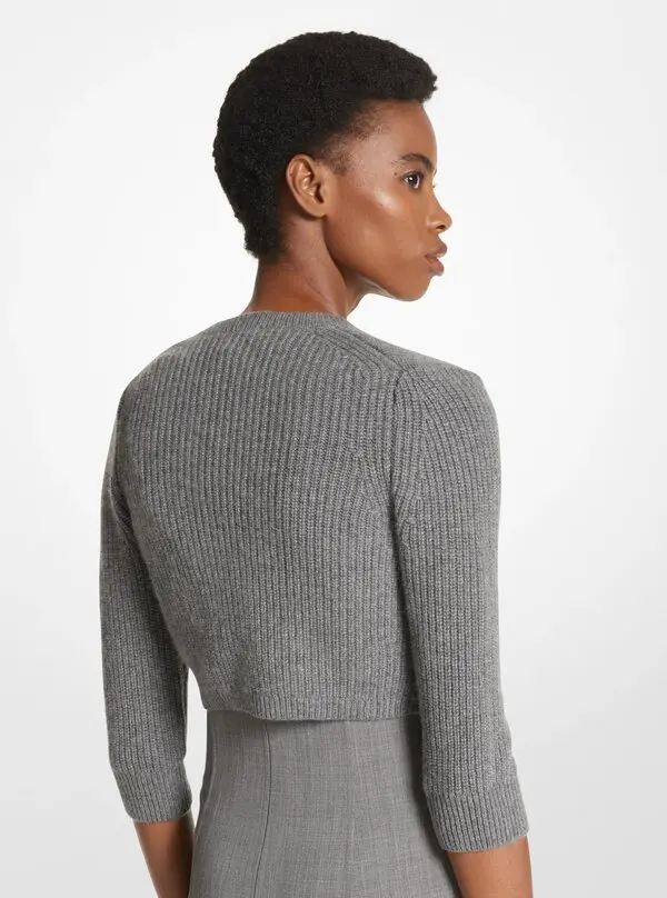 Michael Kors Cashmere Shrug - Grey