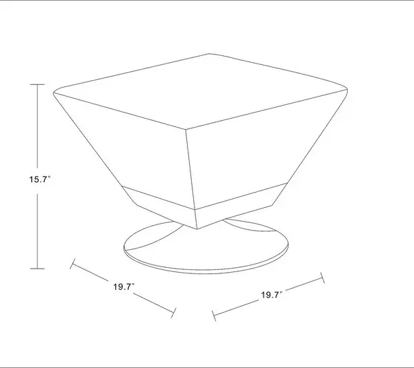 MANHATTAN COMFORT Diamond Ottoman
