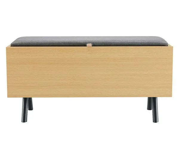 MANHATTAN COMFORT Paloma Accent Storage Bench - One-color