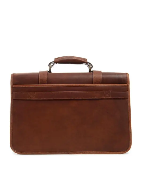 KORCHMAR Garfield Leather Laptop Briefcase - Espresso