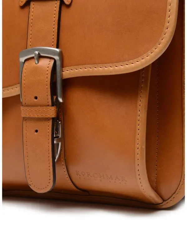 KORCHMAR Garfield Leather Laptop Briefcase - Tan