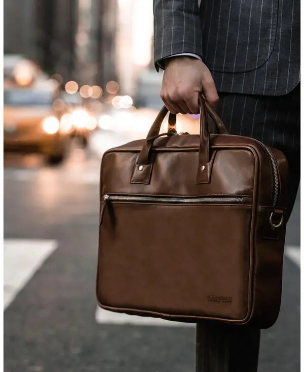 KORCHMAR Dylan Laptop Briefcase - Brown