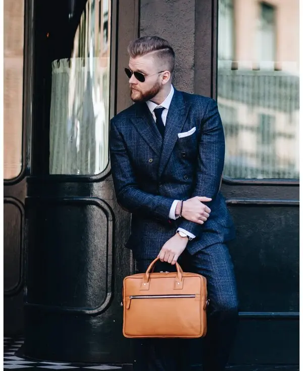 KORCHMAR Dylan Laptop Briefcase - Tan