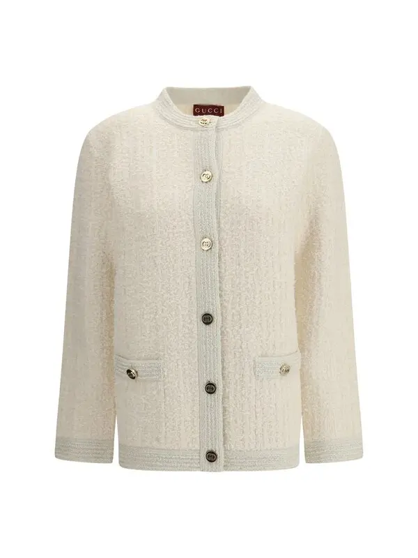 Gucci Wool Cardigan - Beige