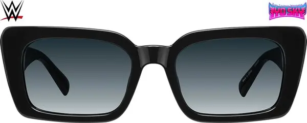 Zenni Rectangle Full Rim Sunglasses - Black