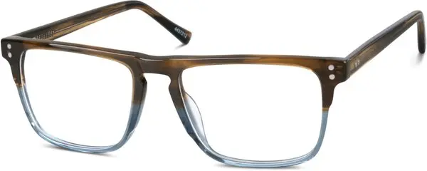 Zenni Classic Square Eyeglasses - Gray