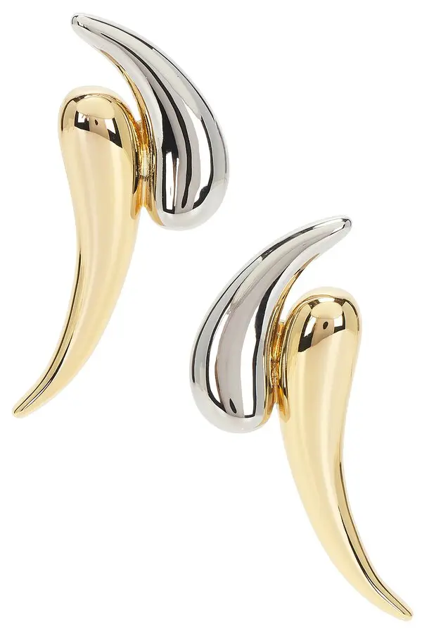 Demarson Aries Dangle Earrings - Two Tone