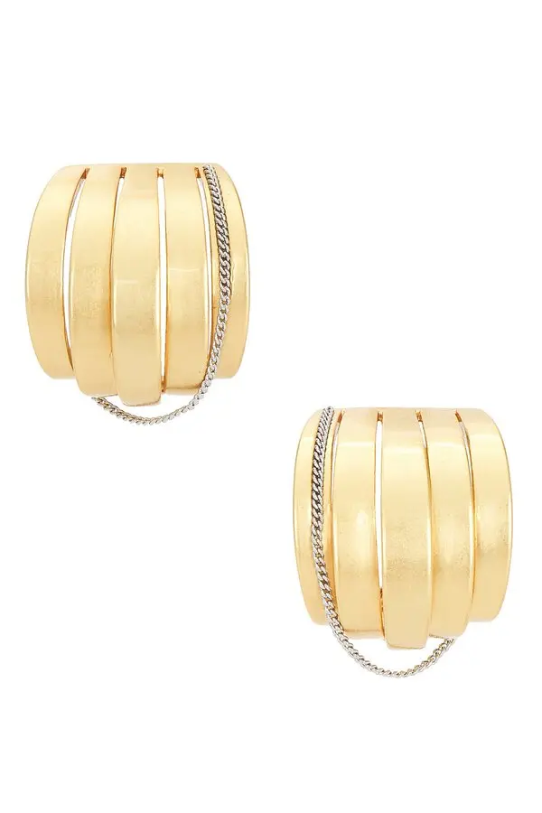 Demarson Allegra Earrings - Worn Gold