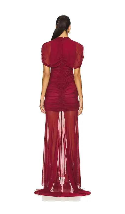 knee length dresses for ladies Amanda Uprichard Marcelle Mesh Mini Dress in Hibiscus Print – Suite 201
