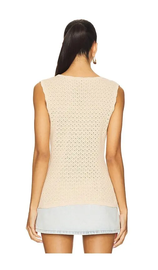 LOVERS AND FRIENDS Lizzy Tie Front Vest