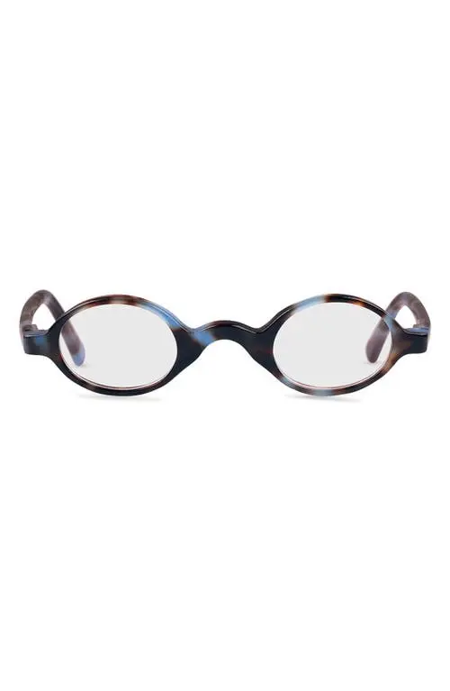 Eyebobs Old Money 36mm Round Reading Glasses - Sky Blue  display picture 3