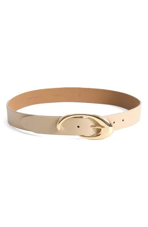 Ettika Sculpted Flow Leather Belt - Ivory