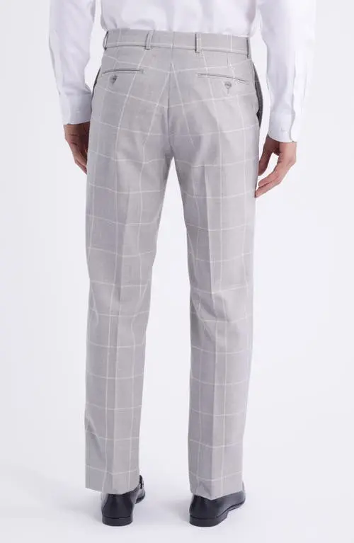 Berle Flat Front Stretch Wool Dress Pants
