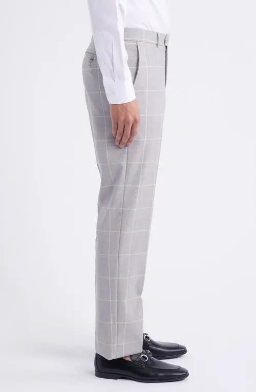 Berle Flat Front Stretch Wool Dress Pants