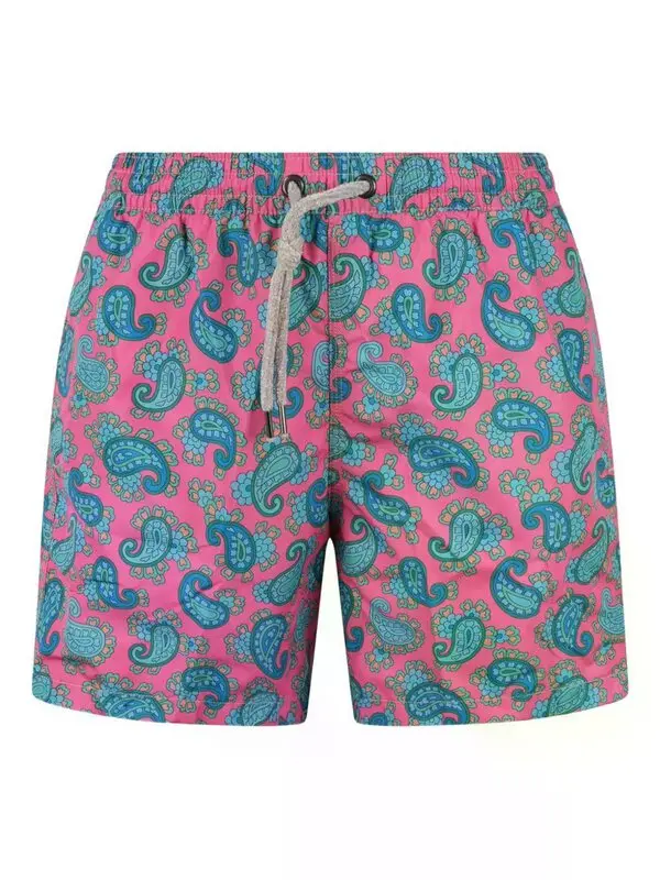 FOUR FASHIONED FRIENDS Paisley-print Swim Shorts