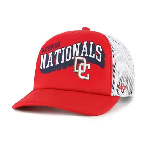 '47 Washington Nationals Meander Foam Trucker Snapback Hat